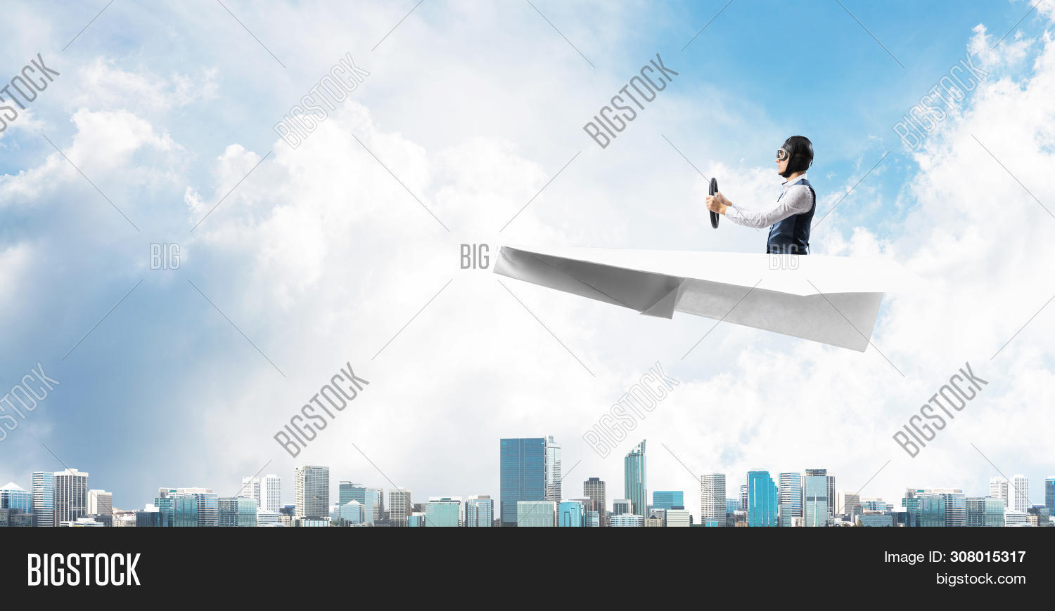 Aviator Driving Paper Image & Photo (Free Trial) | Bigstock