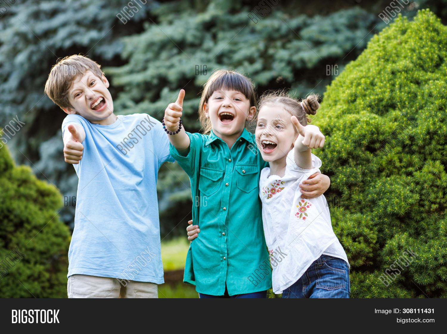Group Happy Children Image & Photo (Free Trial) | Bigstock