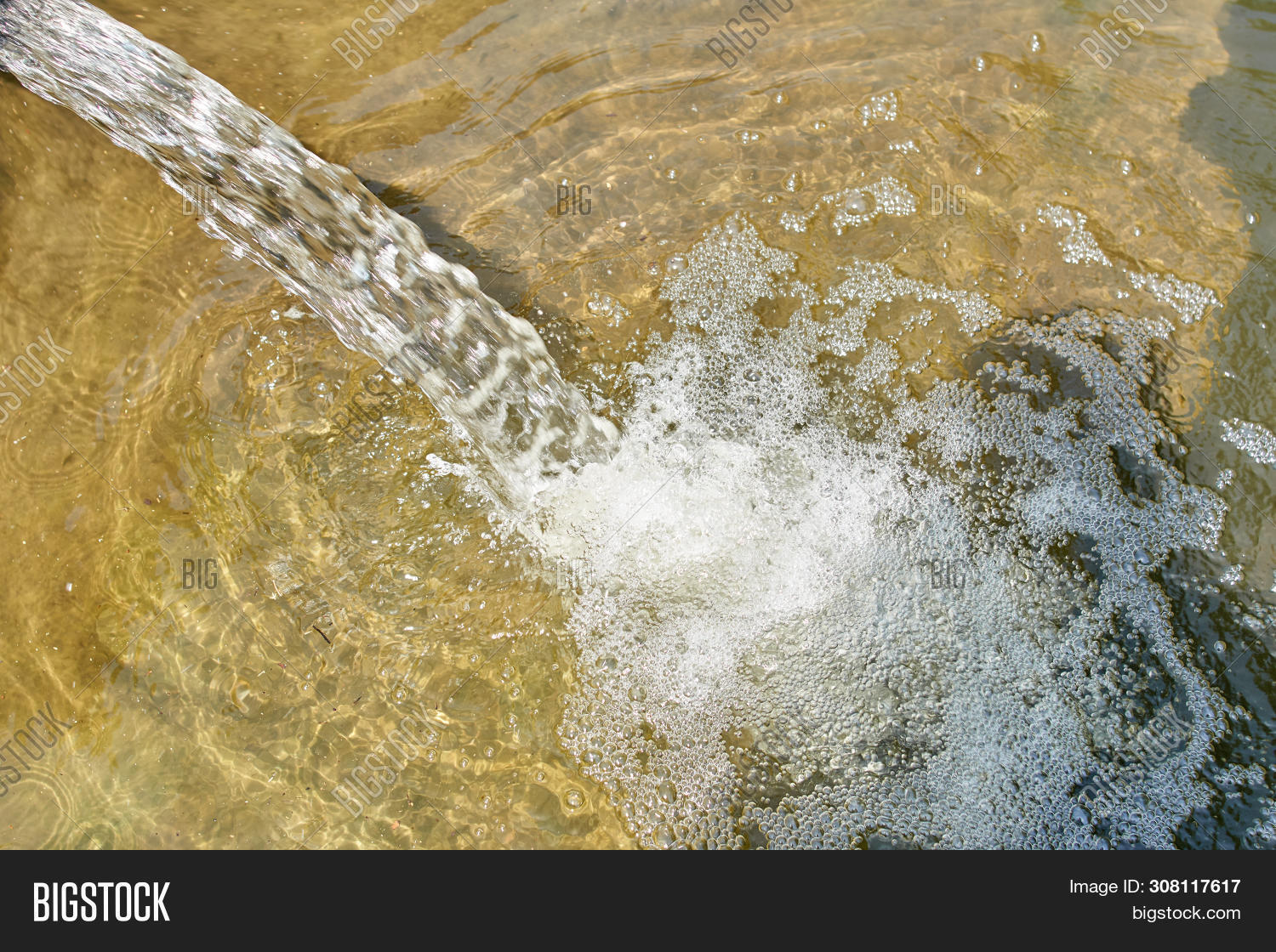 Water Flows Pipe Water Image & Photo (Free Trial) | Bigstock