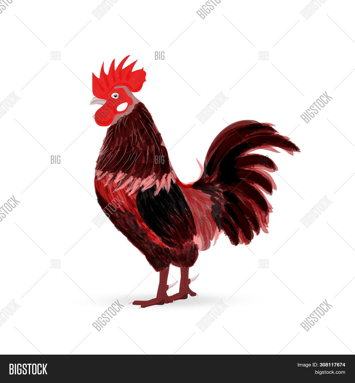 Red Rooster - Symbol Image & Photo (Free Trial) | Bigstock