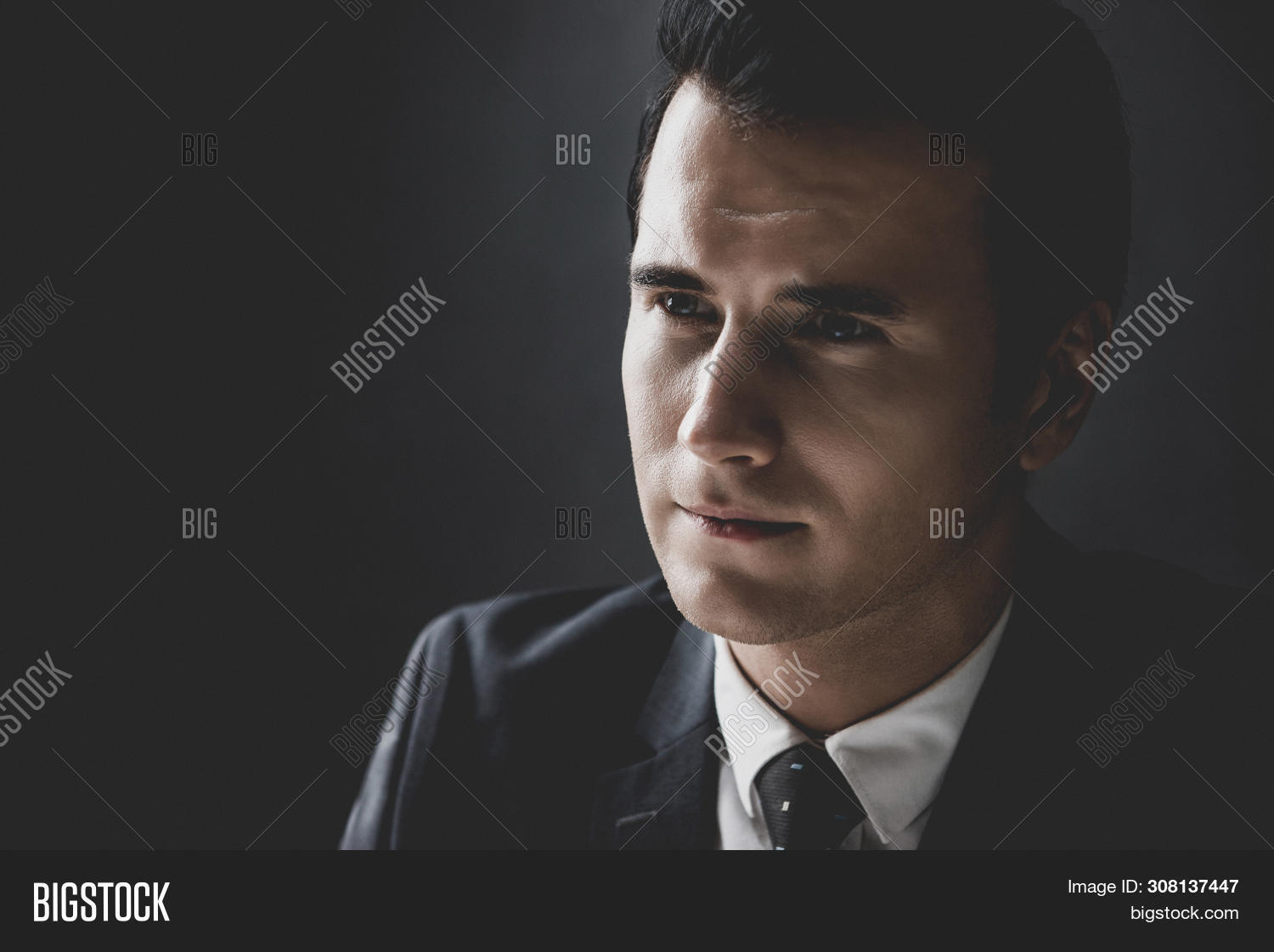Man Shadow Serious Image & Photo (Free Trial) | Bigstock