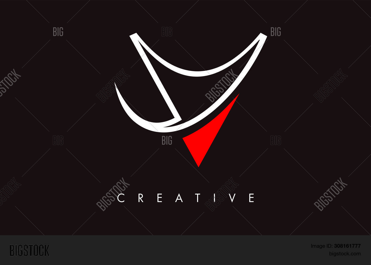 V Letter Design Logo Vector & Photo (Free Trial) | Bigstock