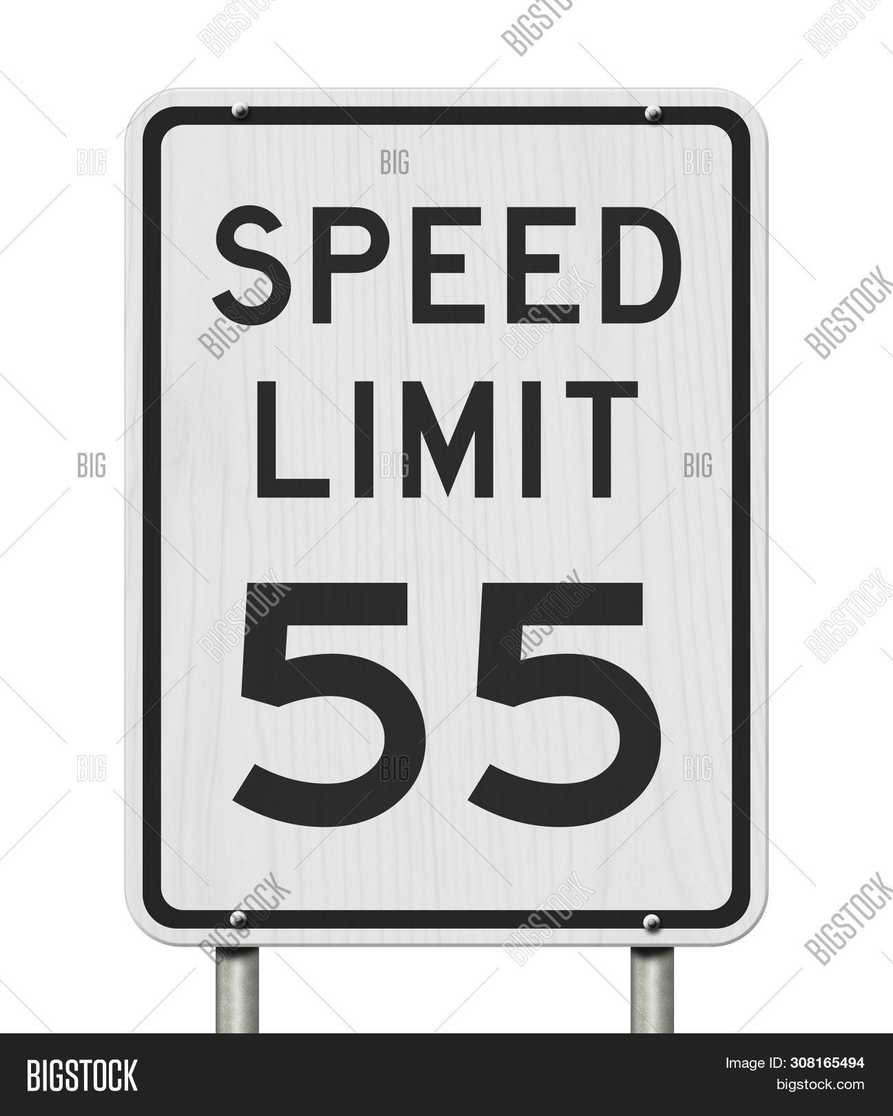 Us 55 Mph Speed Limit Image & Photo (Free Trial) | Bigstock