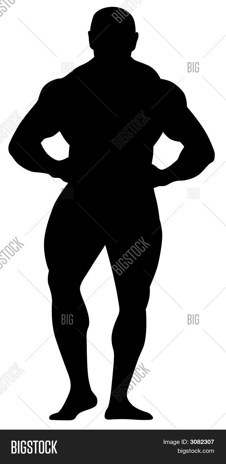 Silhouette Bodybuilder Image & Photo (Free Trial) | Bigstock
