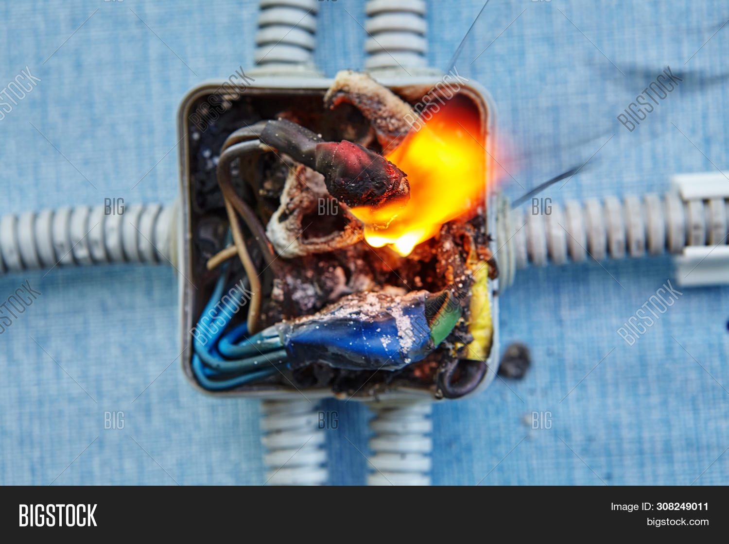 Damaged Electrical Image & Photo (Free Trial) | Bigstock