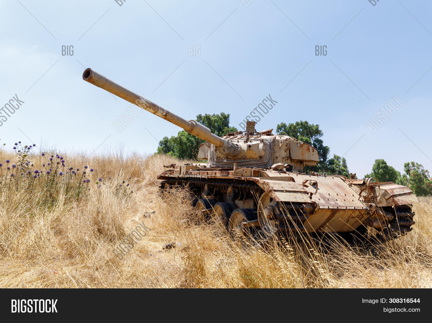 Destroyed Israeli Tank Image & Photo (Free Trial) | Bigstock