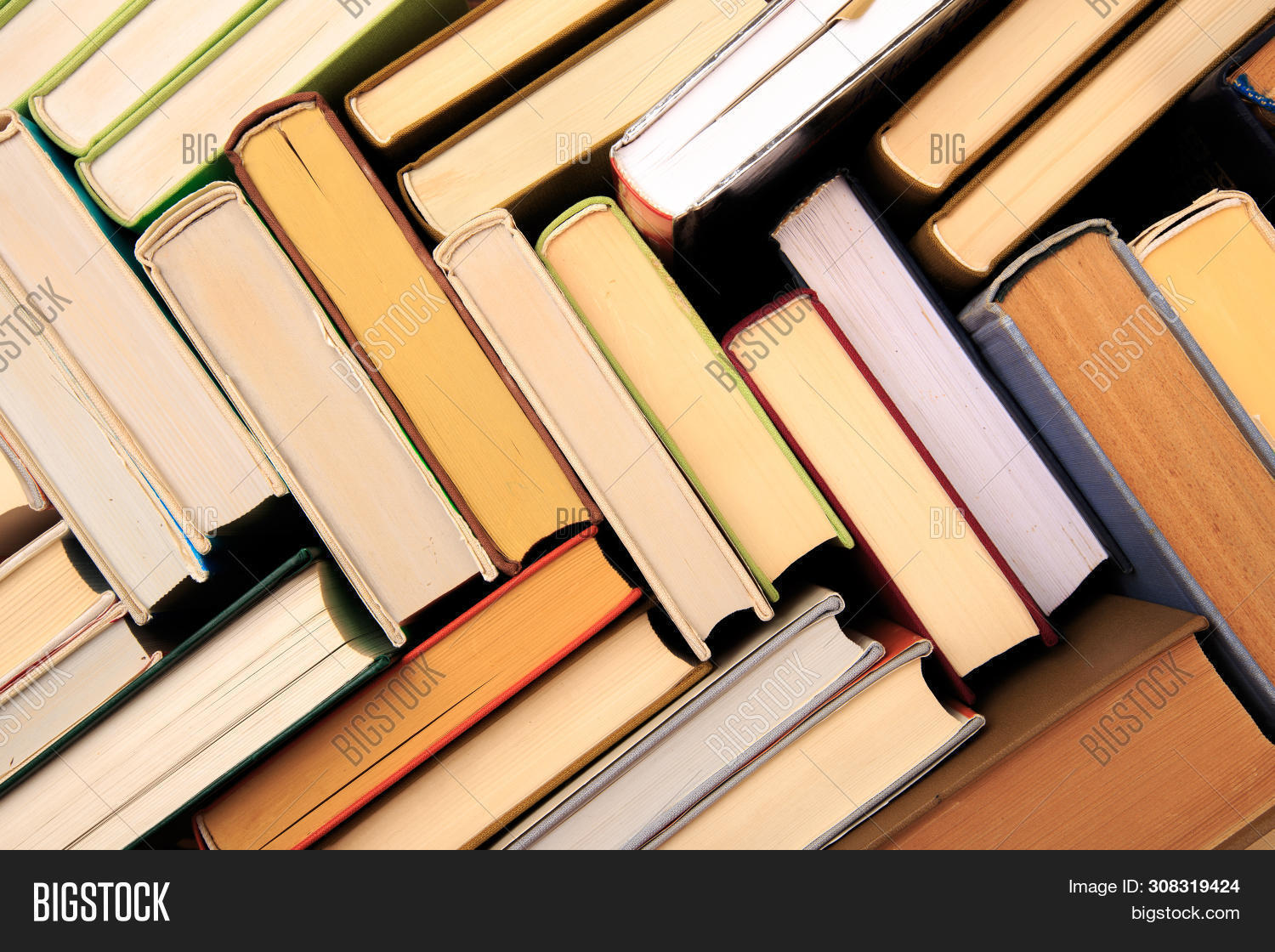 Many Books Piles. Image & Photo (Free Trial) | Bigstock