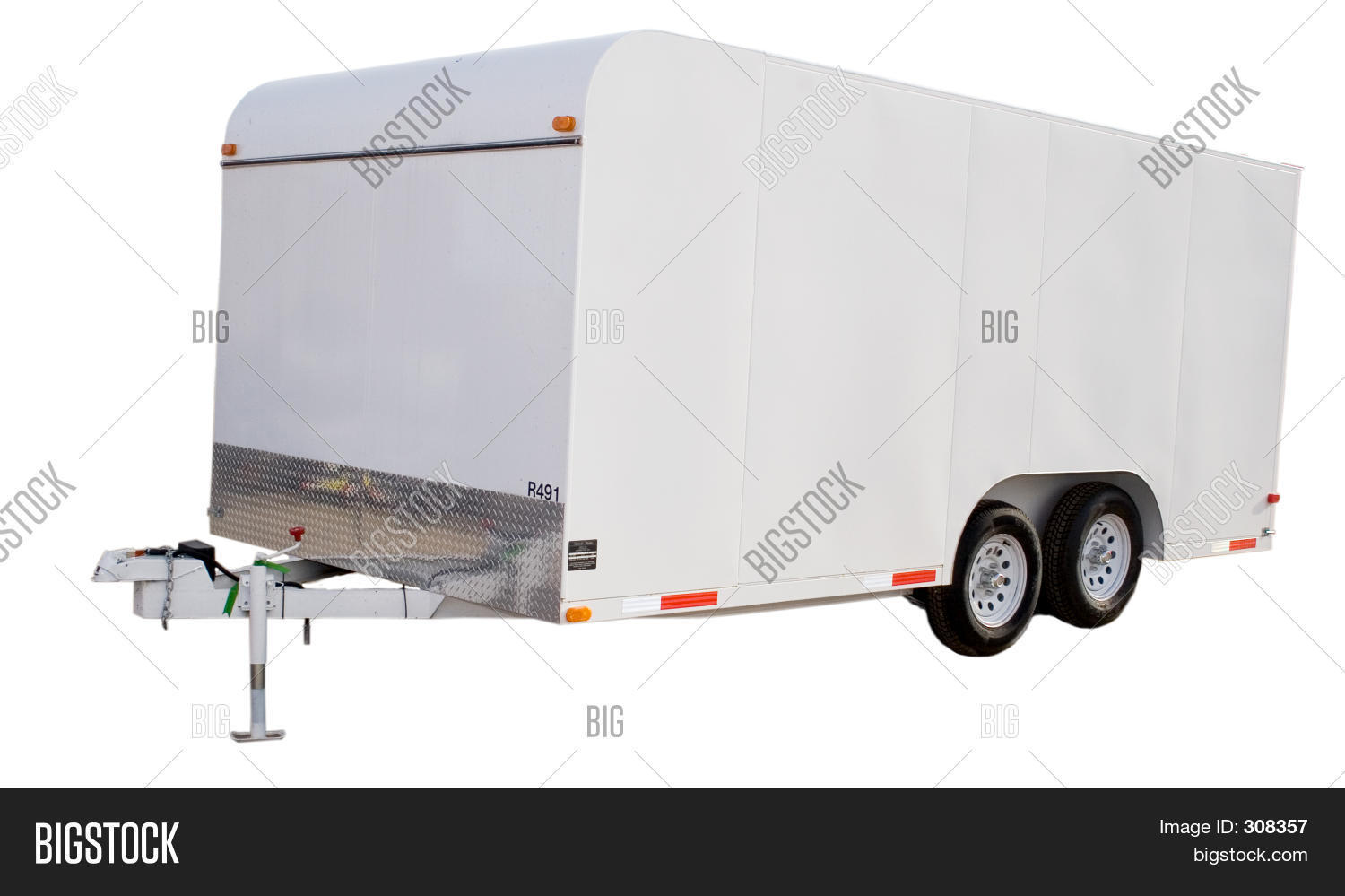 Enclosed Trailer Image & Photo (Free Trial) | Bigstock