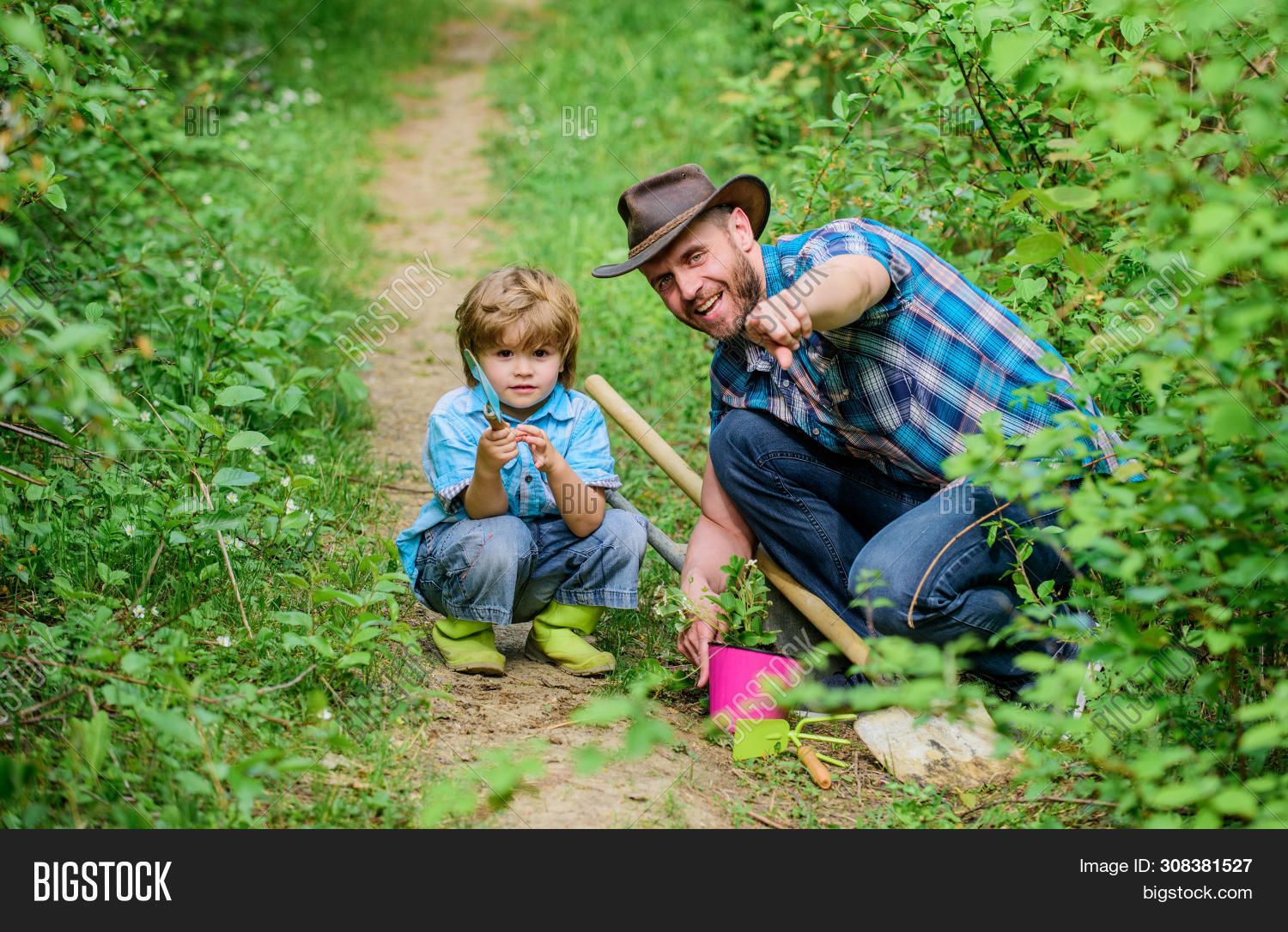 Day Earth. Boy Father Image & Photo (Free Trial) | Bigstock