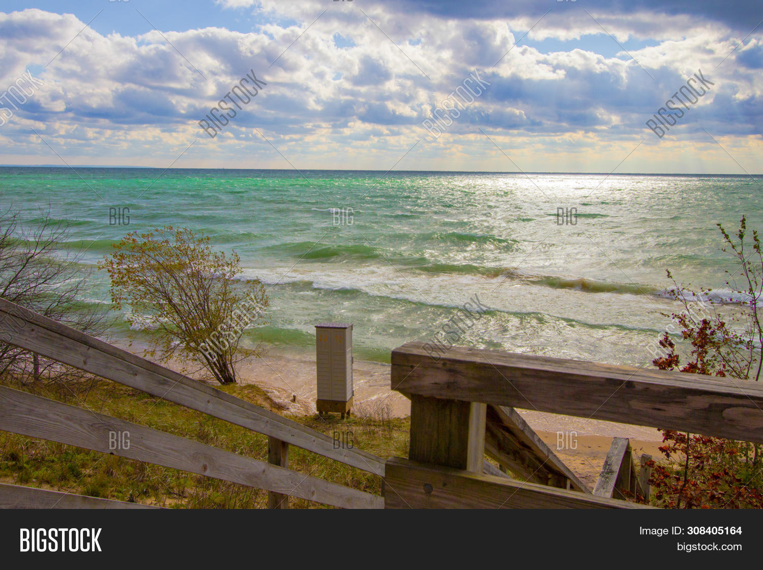 Lake Michigan Beach. Image & Photo (Free Trial) | Bigstock