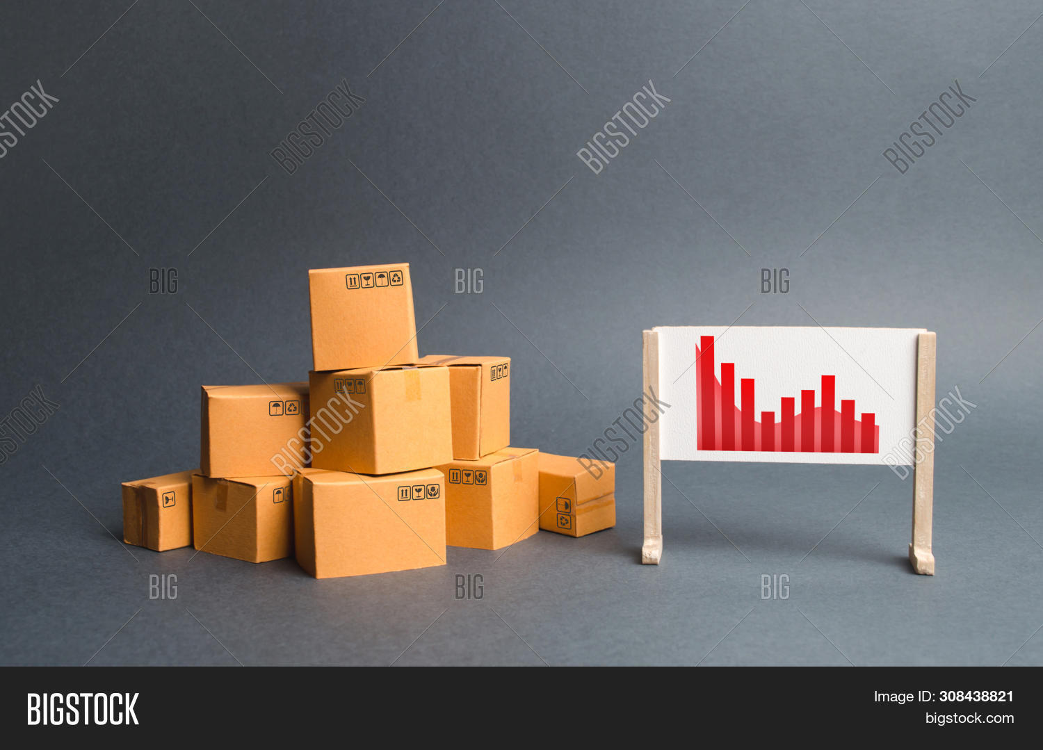 Stack Cardboard Boxes Image & Photo (Free Trial) | Bigstock