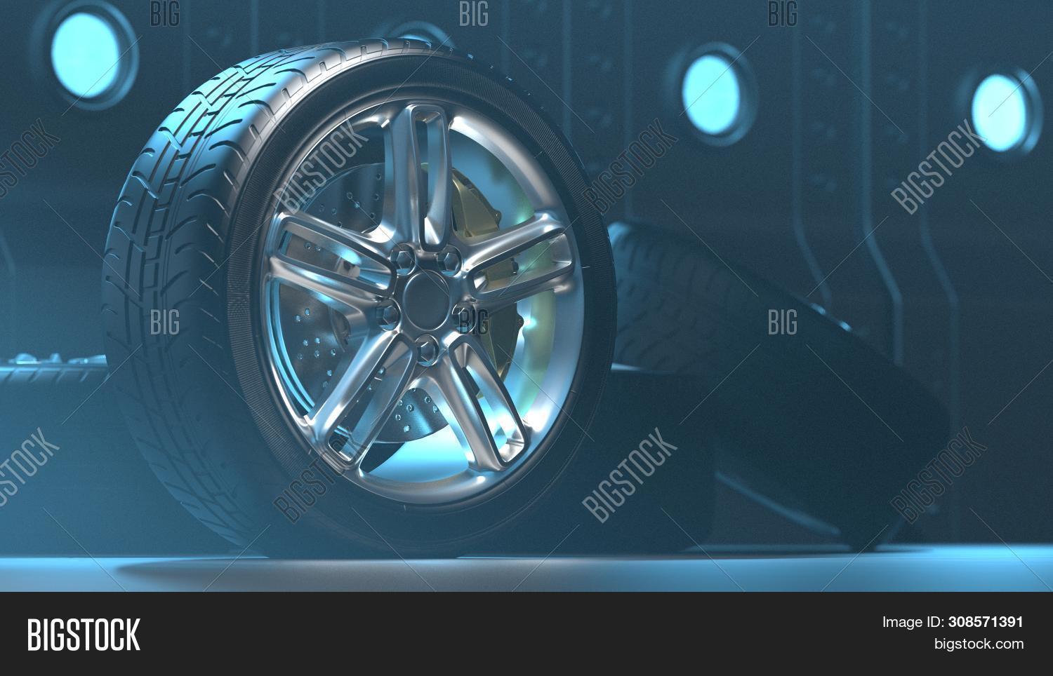 Car Tires Futuristic Image & Photo (Free Trial) | Bigstock
