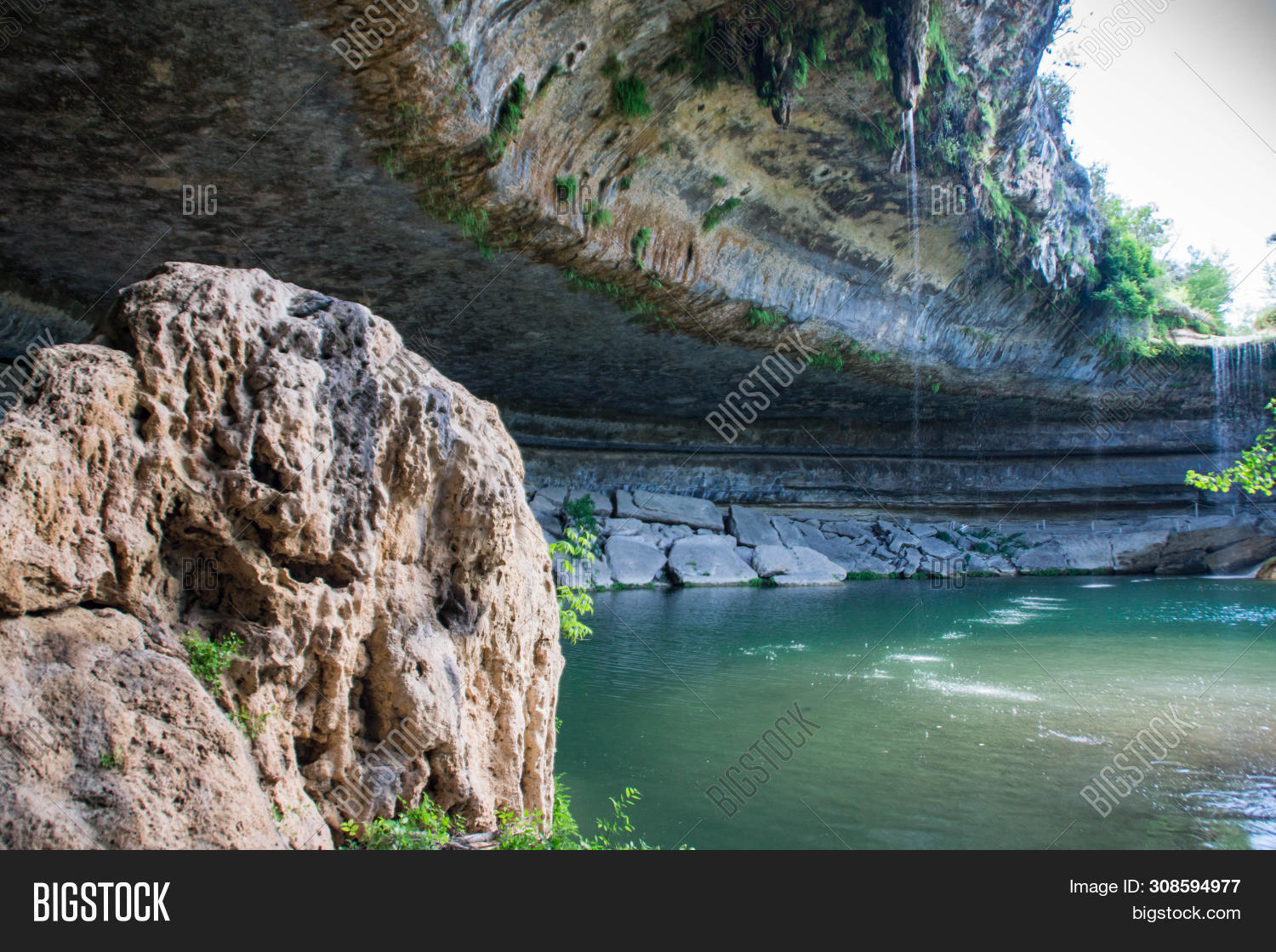 Visiting Hamilton Pool Image & Photo (Free Trial) | Bigstock