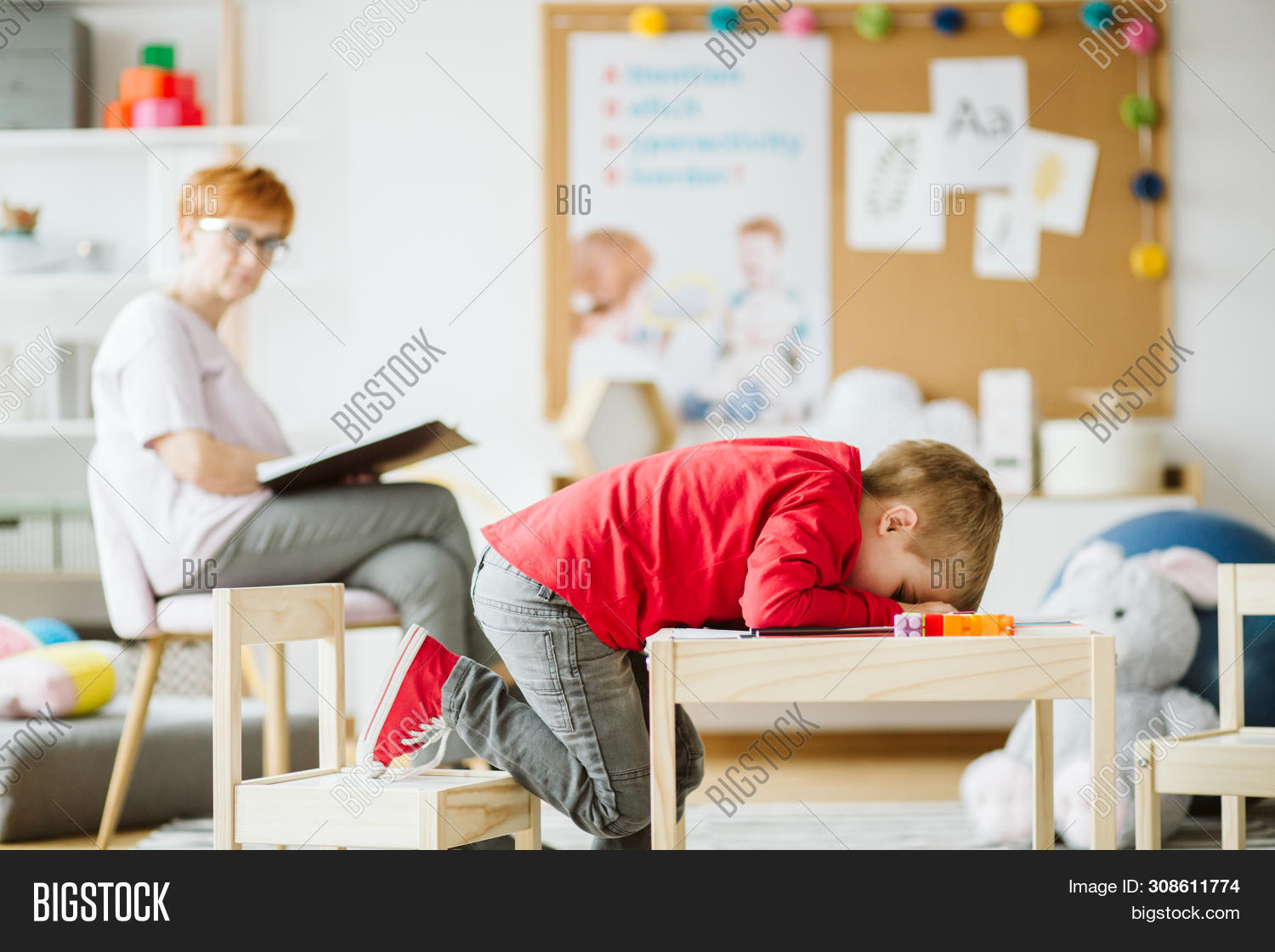 Cute Little Boy Adhd Image & Photo (Free Trial) | Bigstock