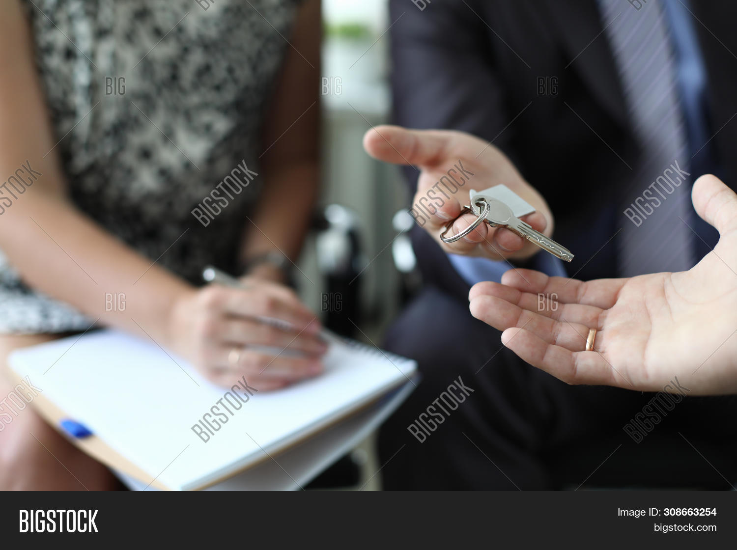 Realtor Handing Over Image & Photo (Free Trial) | Bigstock