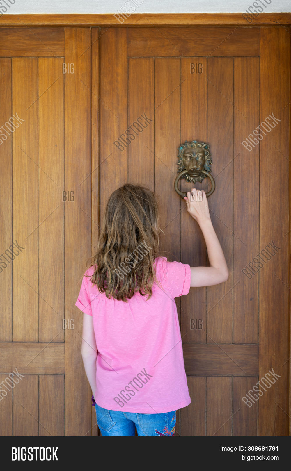 Young Girl Knocking On Image & Photo (Free Trial) | Bigstock