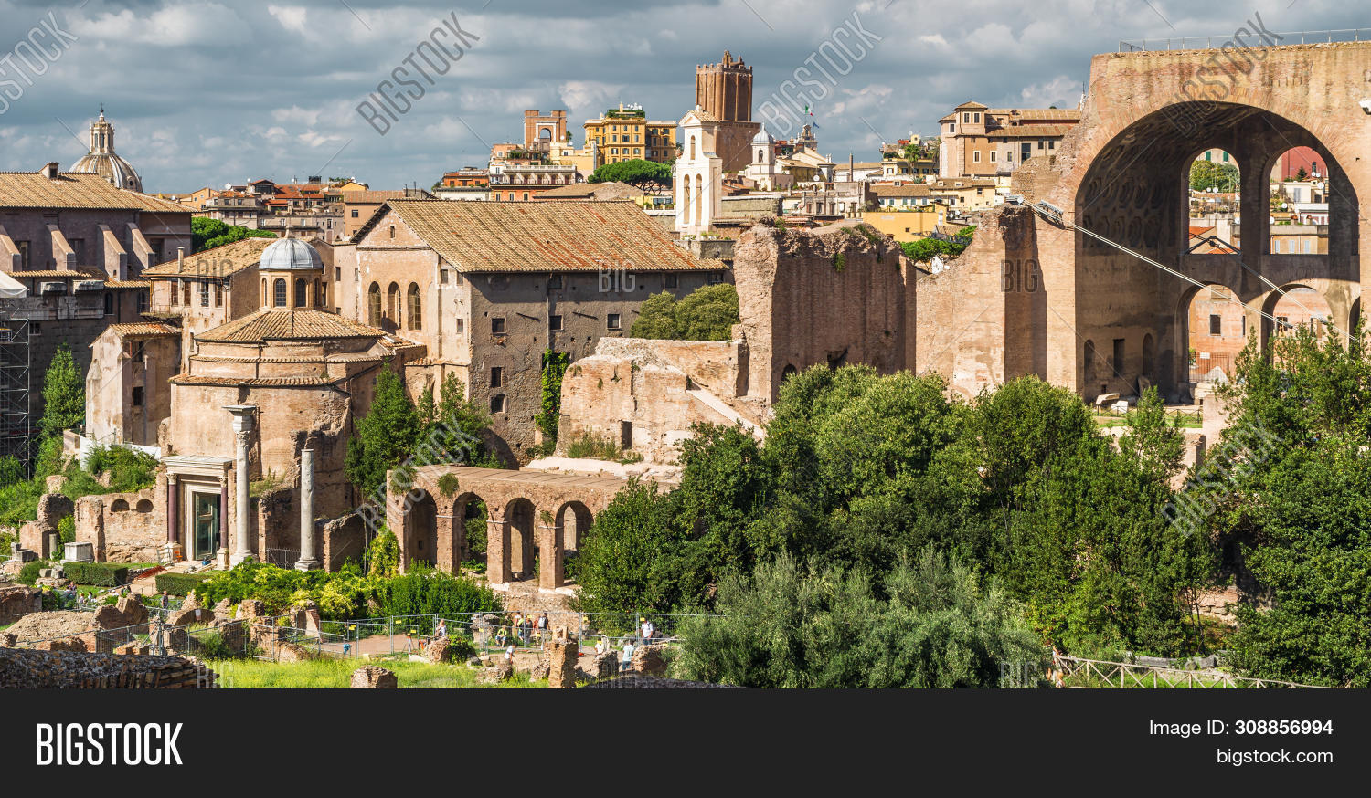 Roman Forum View, Rome Image & Photo (Free Trial) | Bigstock