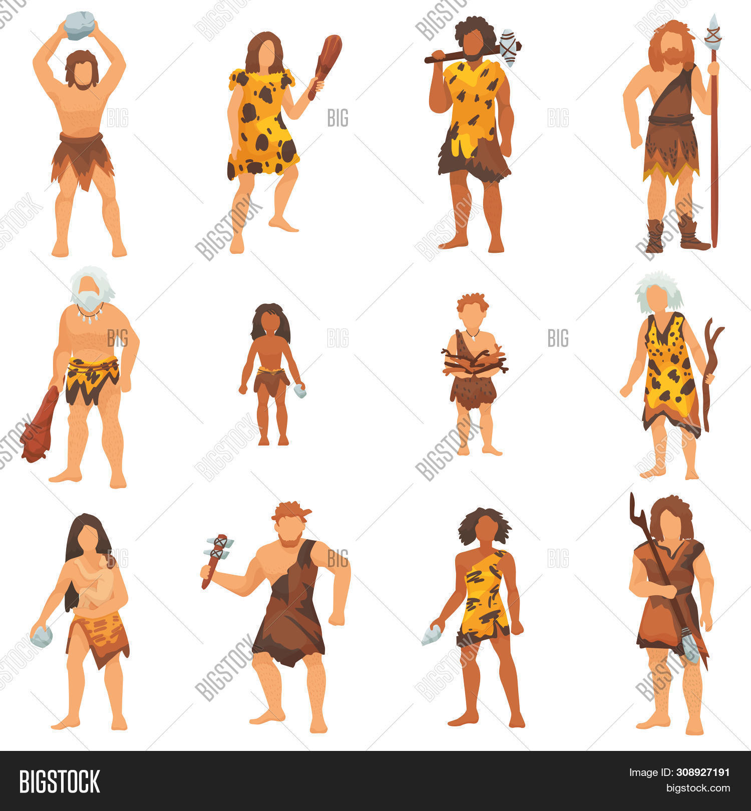 Primitive People Image & Photo (Free Trial) | Bigstock