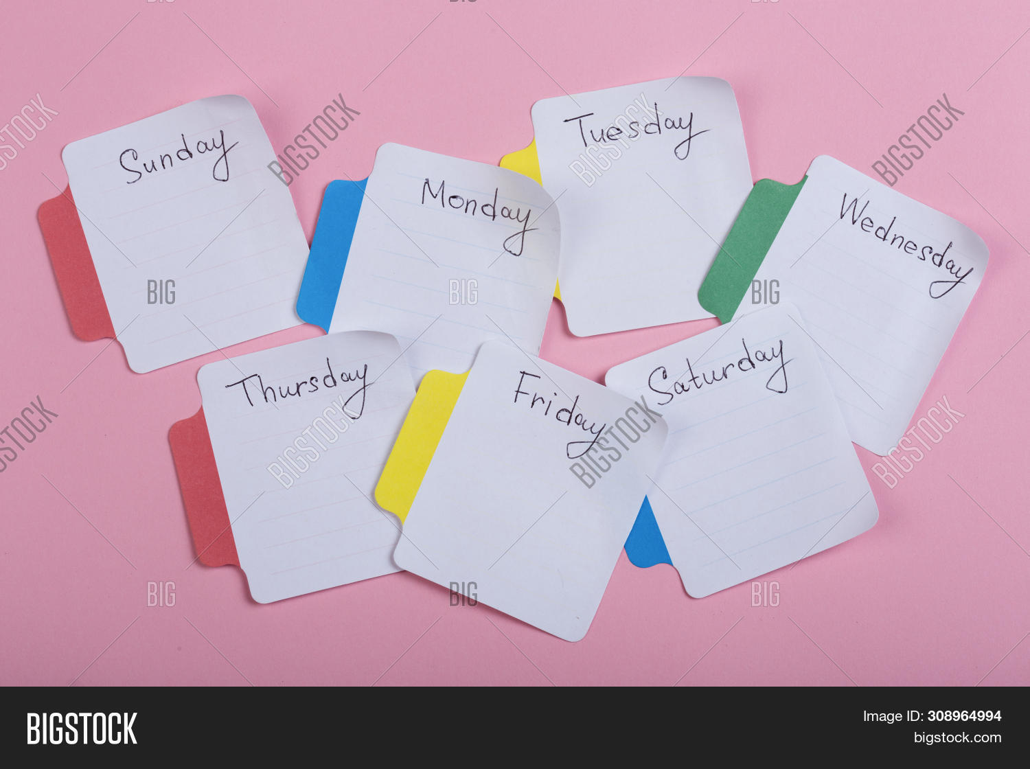 Days Week - Paper Image & Photo (Free Trial) | Bigstock