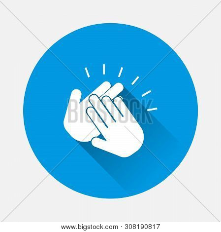 Applause Vector Icon Vector & Photo (Free Trial) | Bigstock