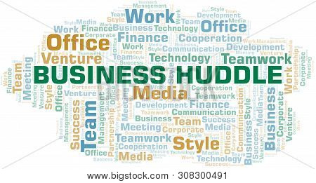 Business Huddle Word Vector & Photo (Free Trial) | Bigstock