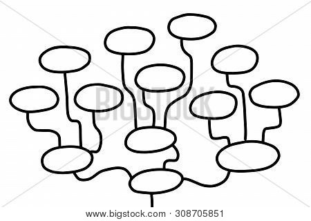 Mind Map Hand Drawn Vector & Photo (Free Trial) | Bigstock