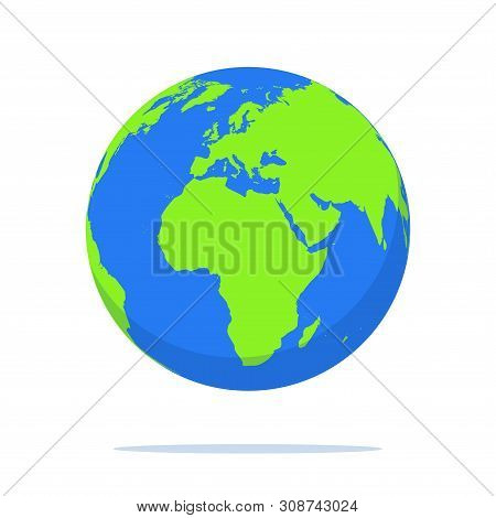 Detailed Color Earth Vector & Photo (Free Trial) | Bigstock