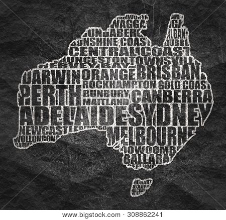 Map Australia Made Image & Photo (Free Trial) | Bigstock