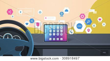 Vehicle Cockpit Smart Vector & Photo (Free Trial) | Bigstock