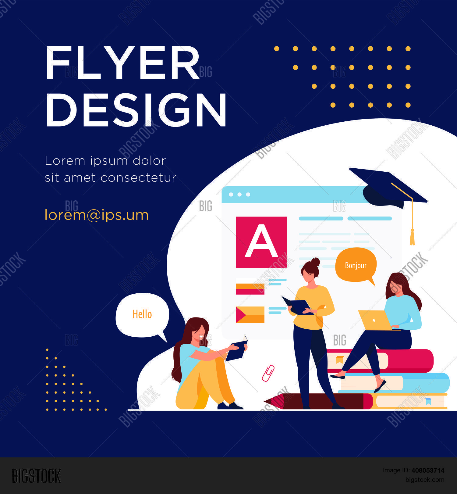 Happy Women Learning Vector & Photo (Free Trial) | Bigstock