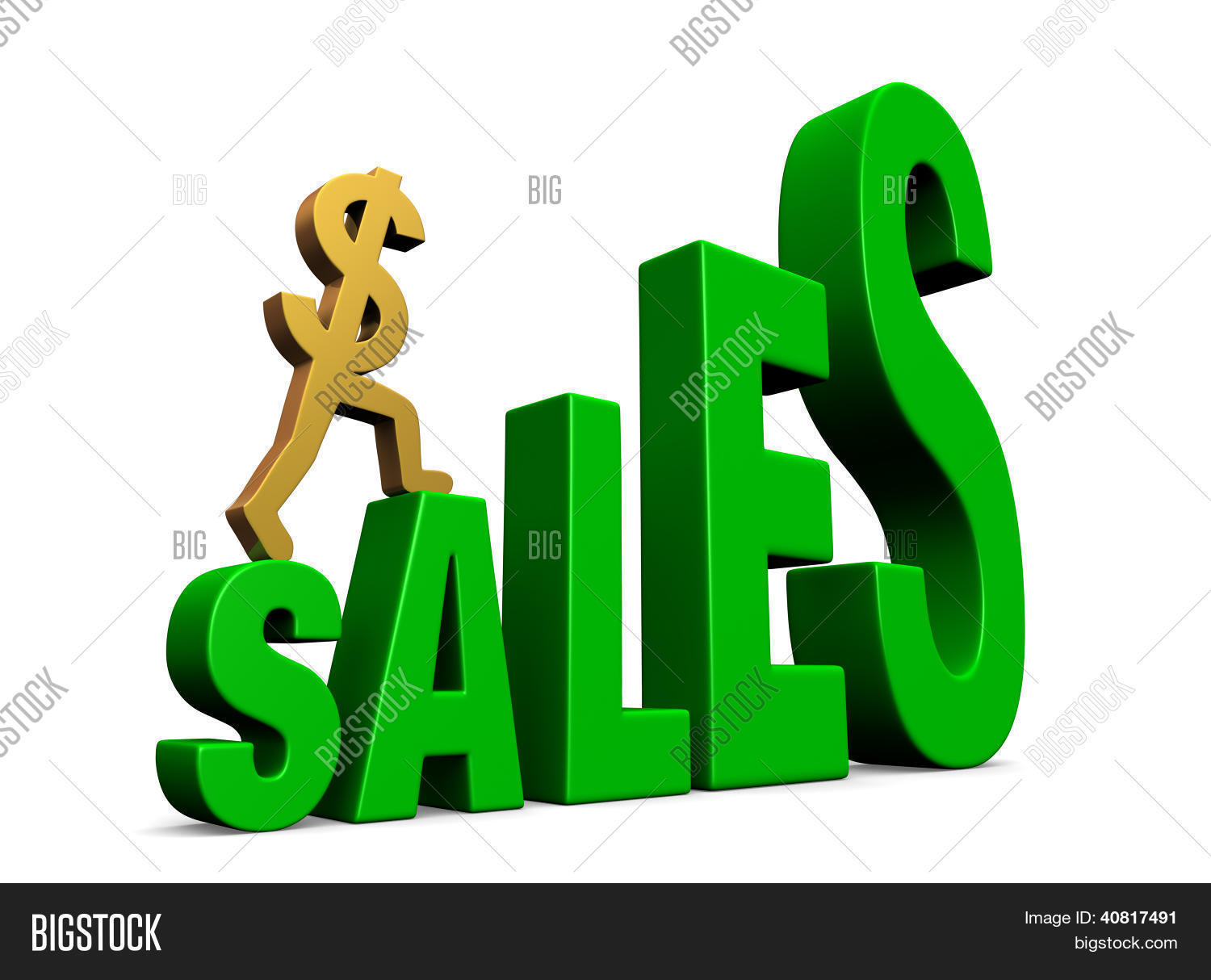 Climbing Sales Image & Photo (Free Trial) | Bigstock