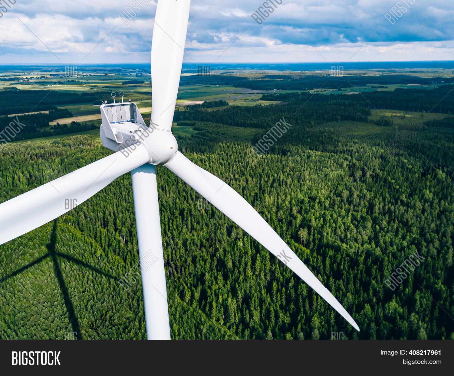 Aerial View Windmills Image & Photo (Free Trial) | Bigstock