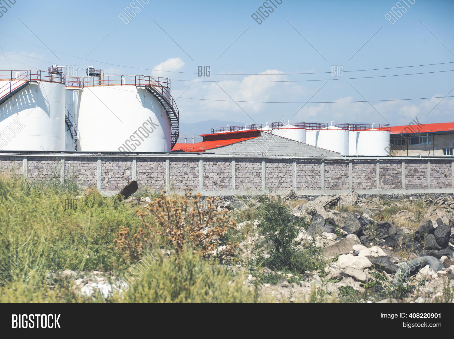 White Tanks Tank Farm Image & Photo (Free Trial) | Bigstock