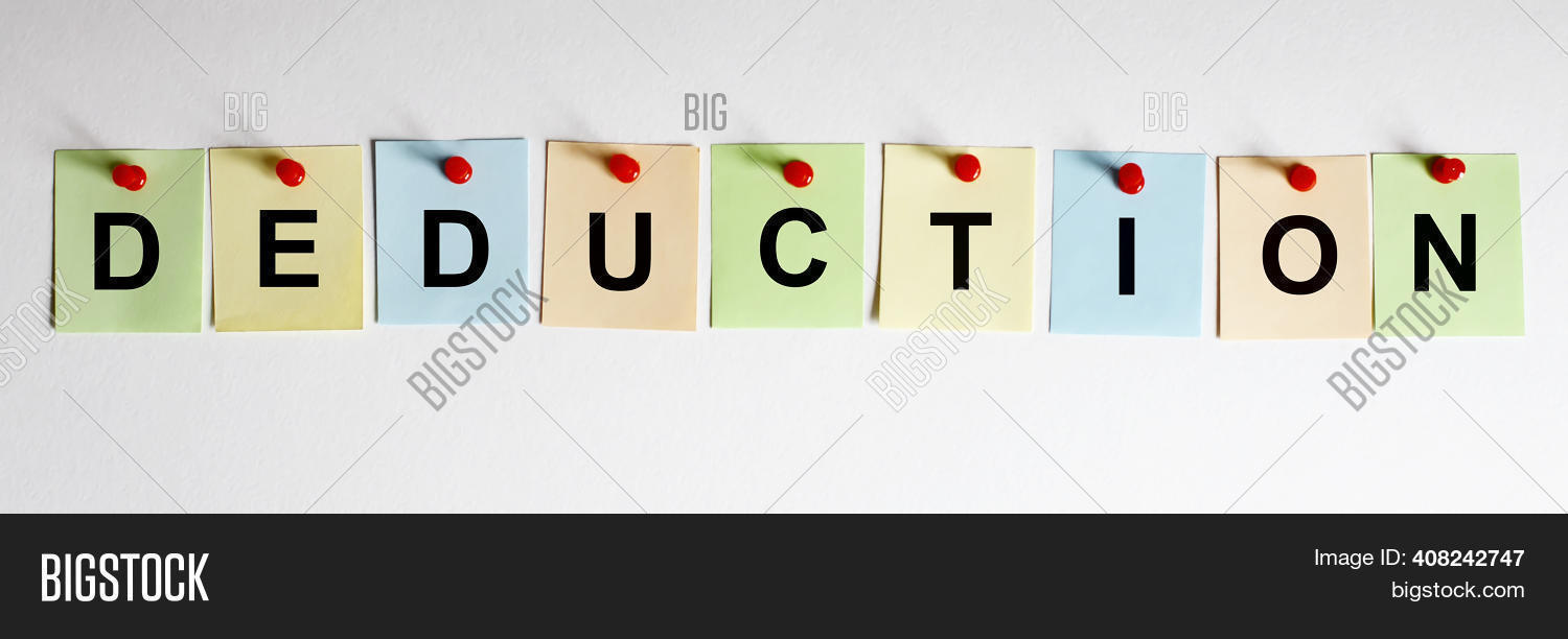 Deduction Phrase Image & Photo (Free Trial) | Bigstock
