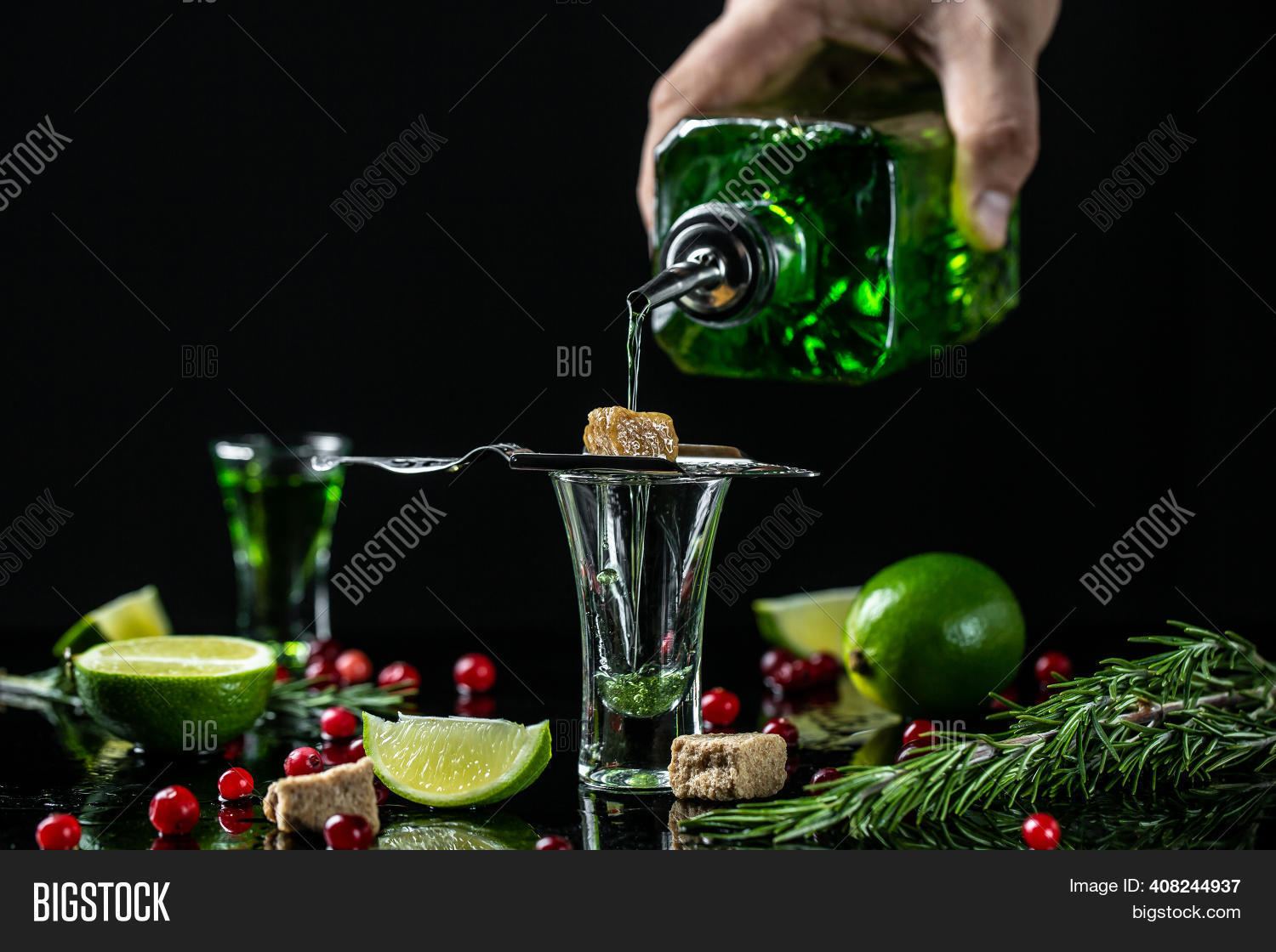 Absinthe Shots Sugar Image & Photo (Free Trial) | Bigstock