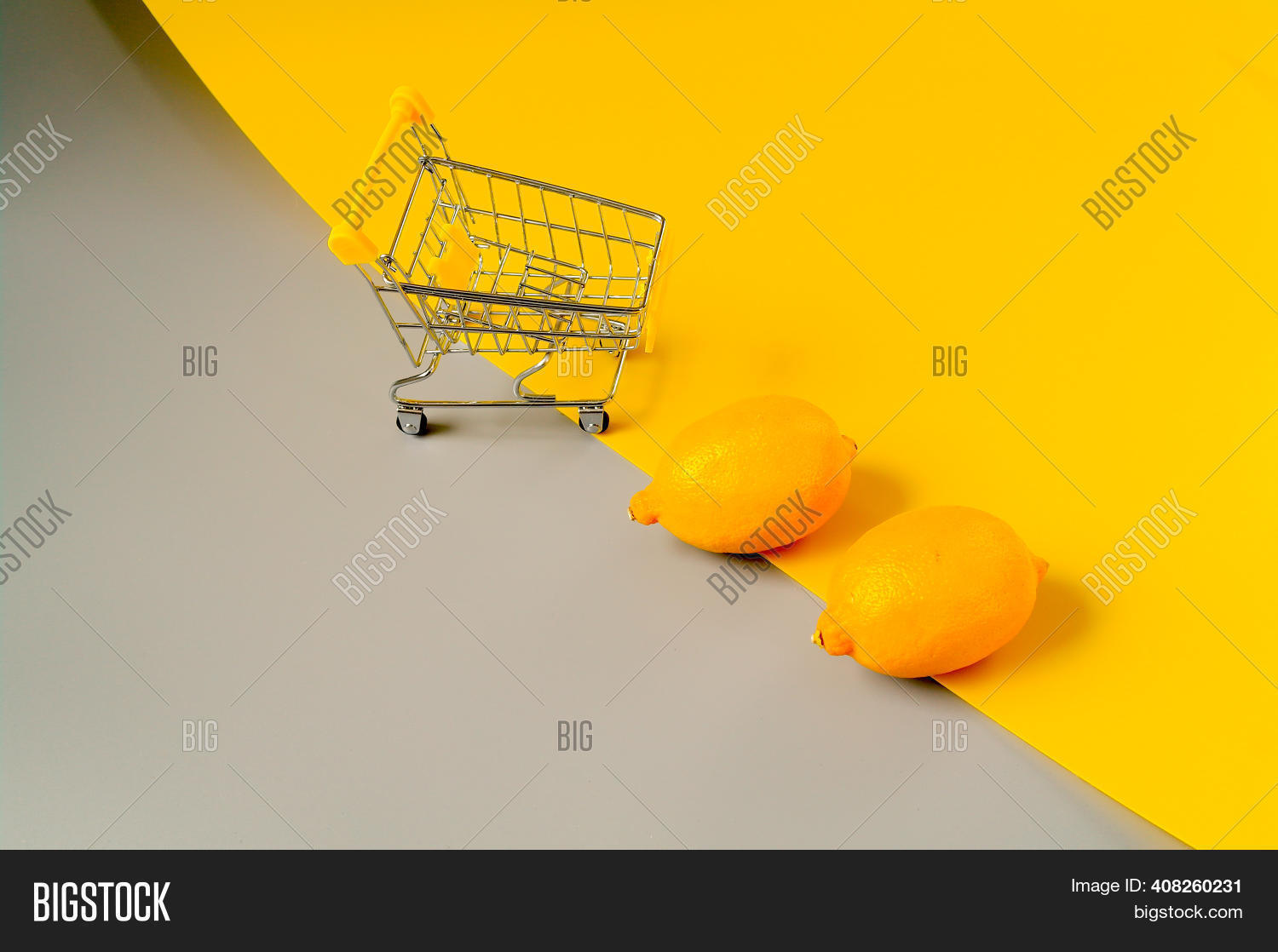Lemon Shopping Cart, Image & Photo (Free Trial) | Bigstock
