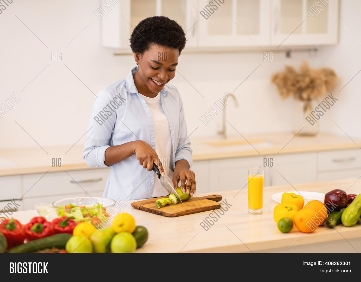 Black Woman Cooking Image & Photo (Free Trial) | Bigstock