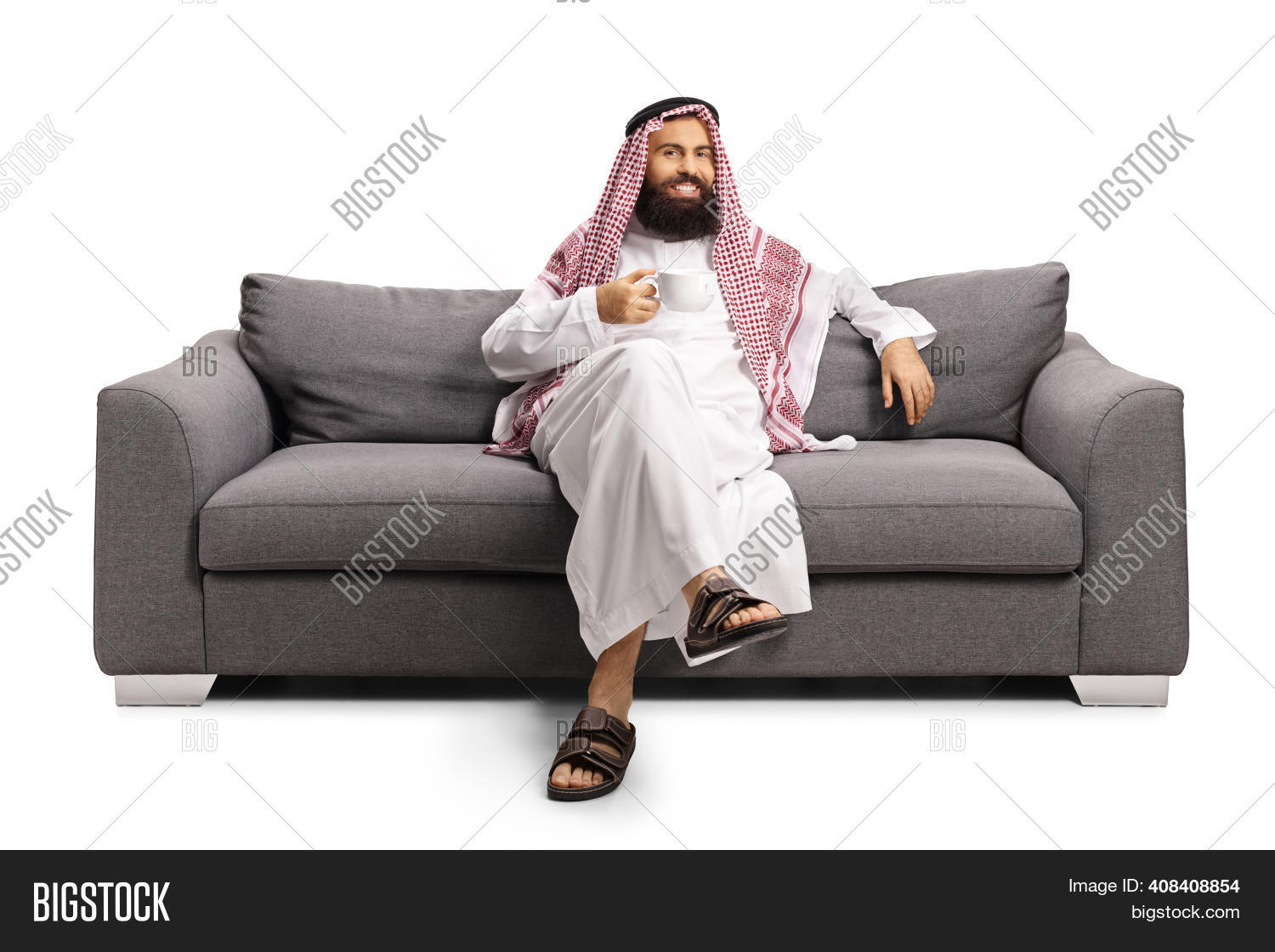 Saudi Arab Man Sitting Image & Photo (Free Trial) | Bigstock