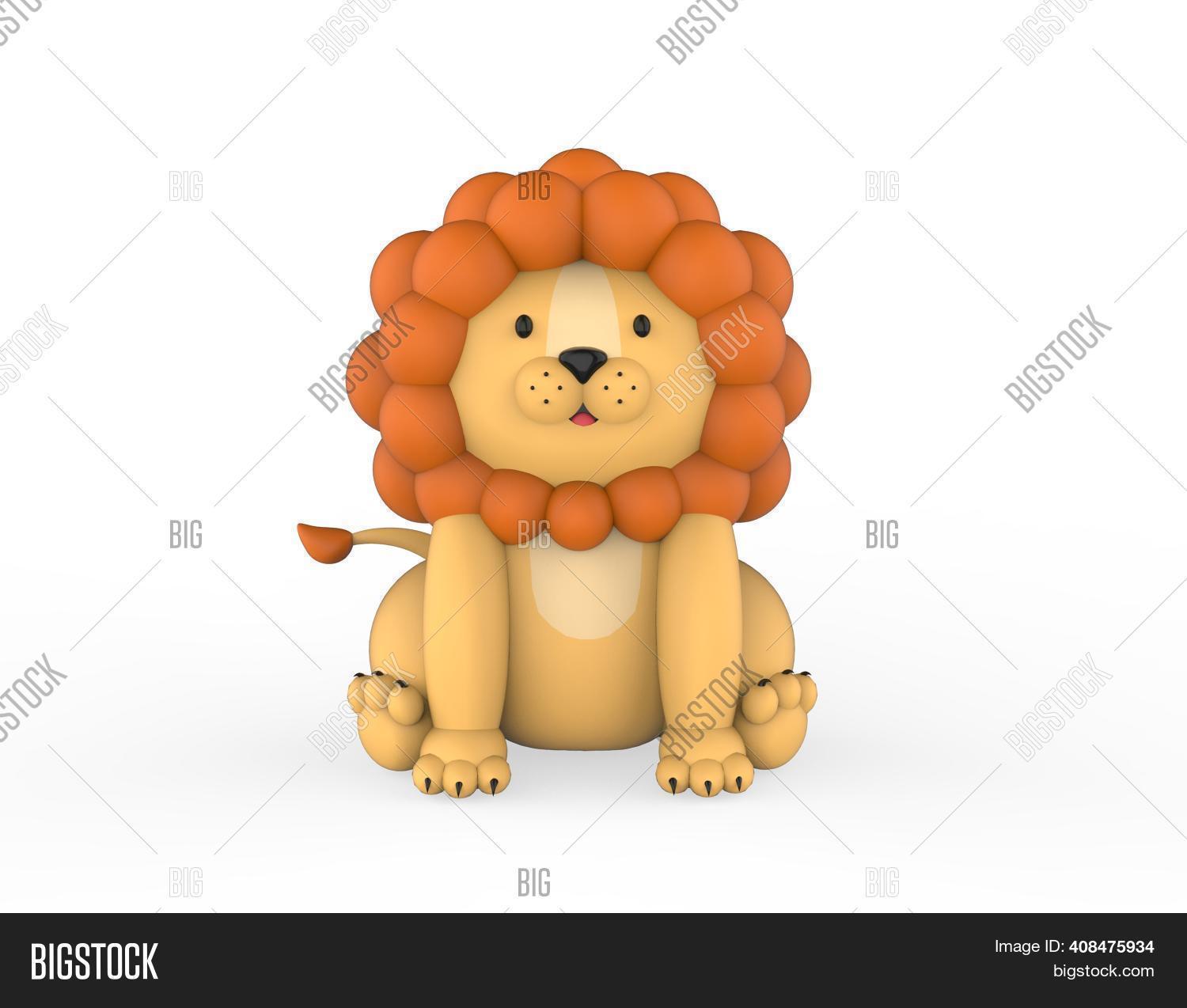 Cute Lion 3d Character Image & Photo (Free Trial) | Bigstock