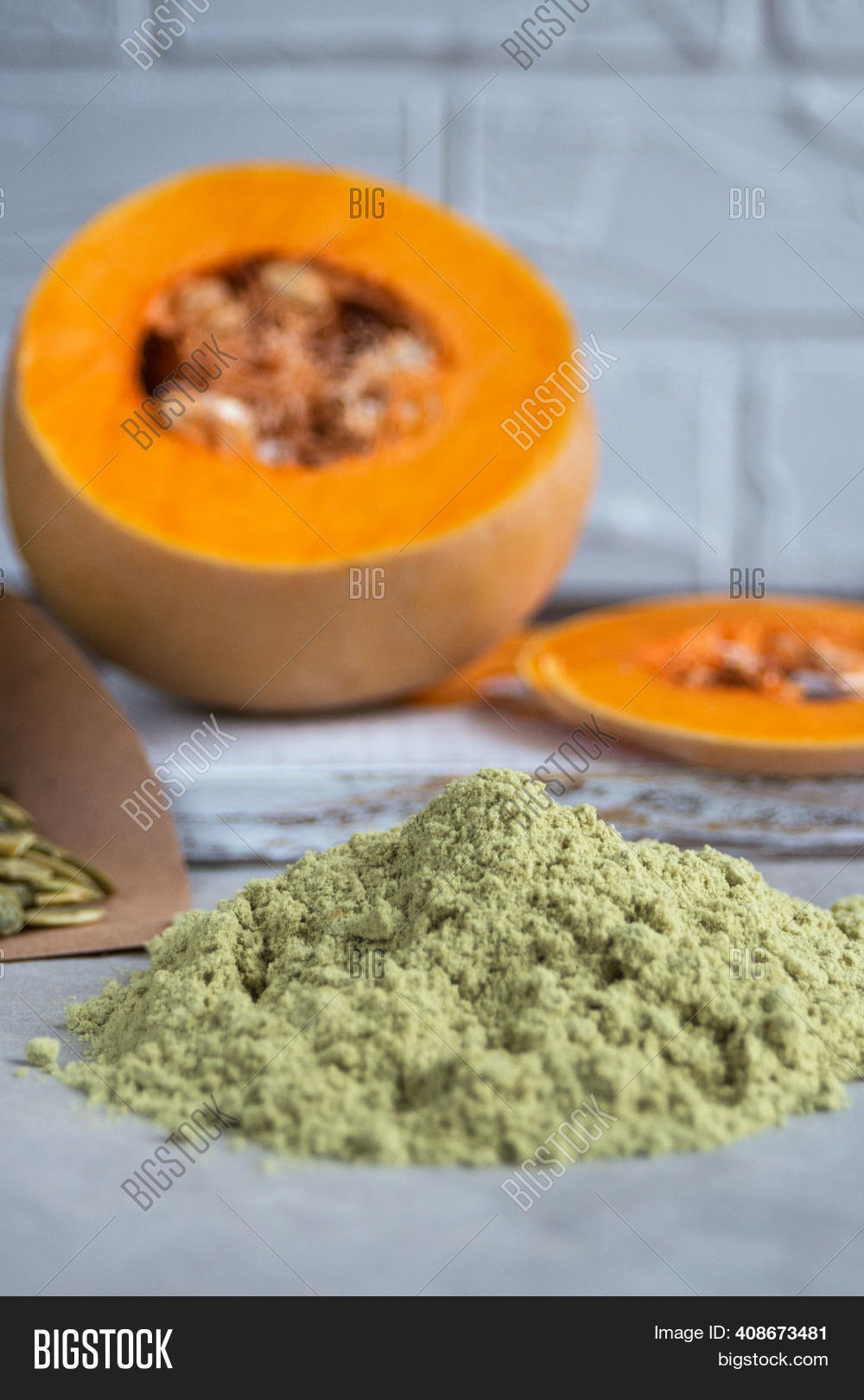 Pumpkin Flour Image & Photo (Free Trial) | Bigstock