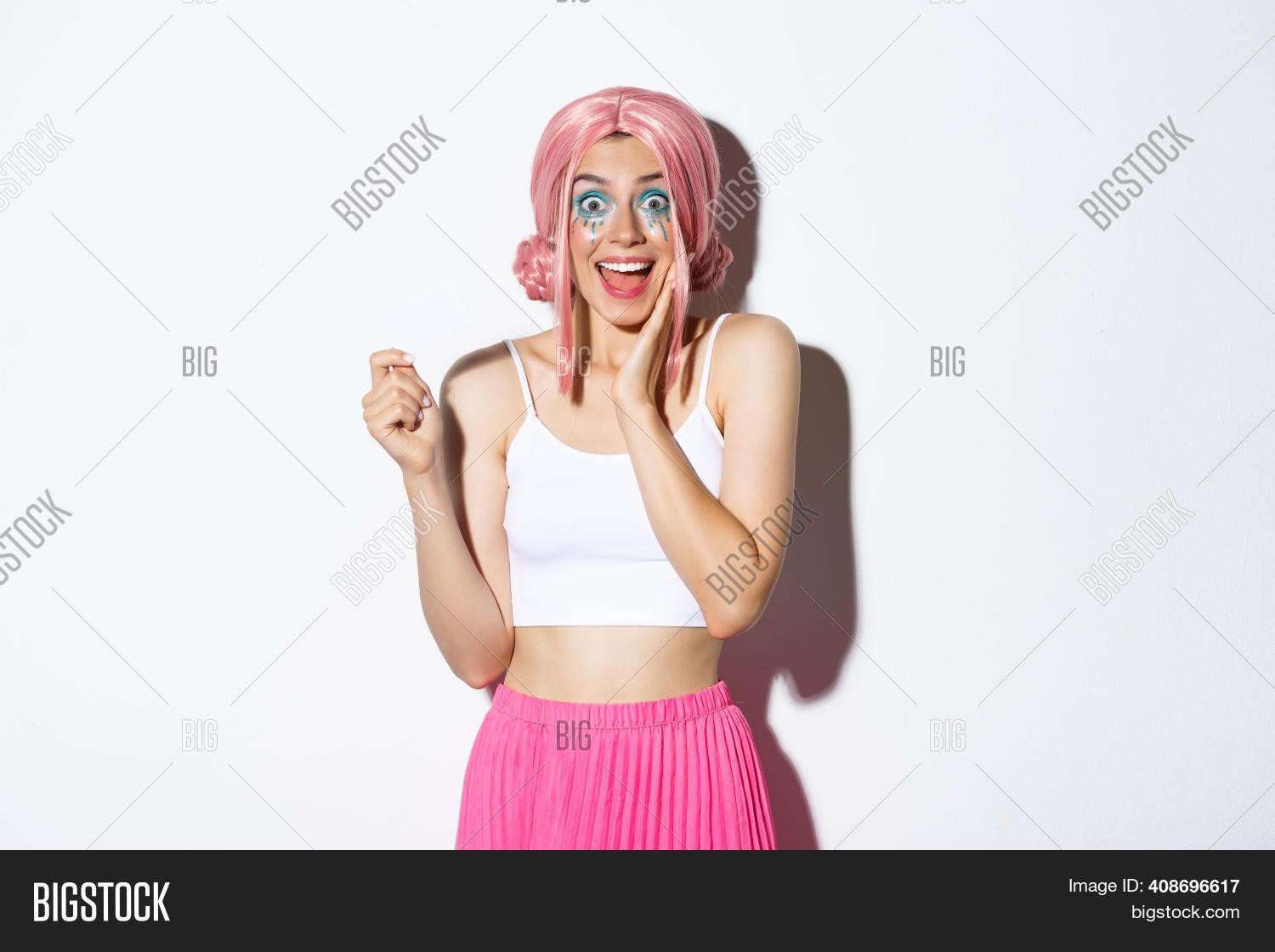 Cheerful Pretty Girl Image & Photo (Free Trial) | Bigstock