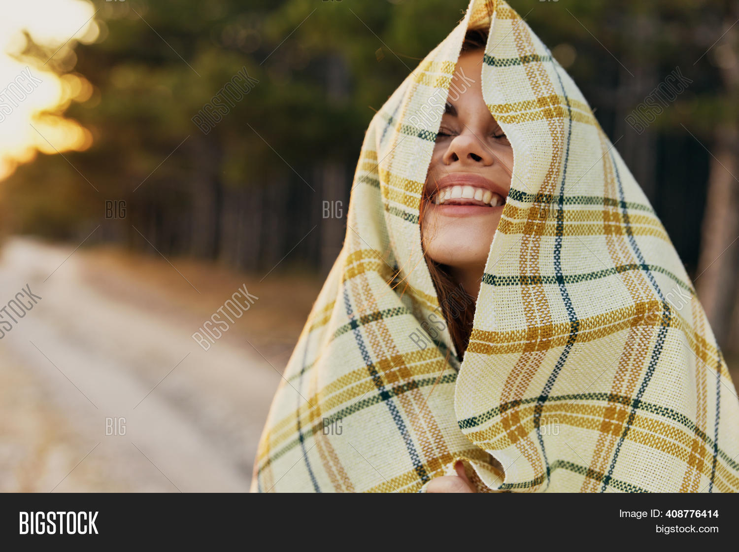Happy Woman Hiding Image & Photo (Free Trial) | Bigstock