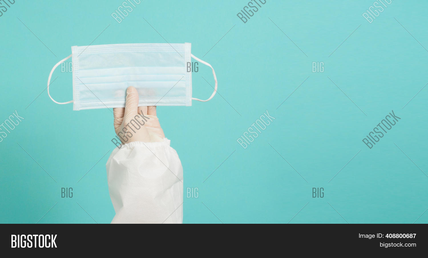 Hands Wear White Ppe Image & Photo (Free Trial) | Bigstock
