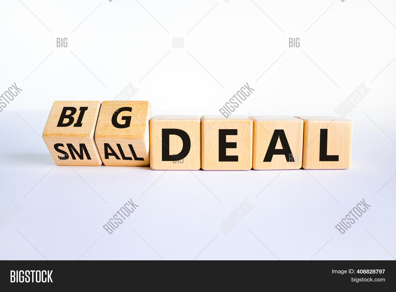 Big Small Deal Symbol Image & Photo (Free Trial) | Bigstock