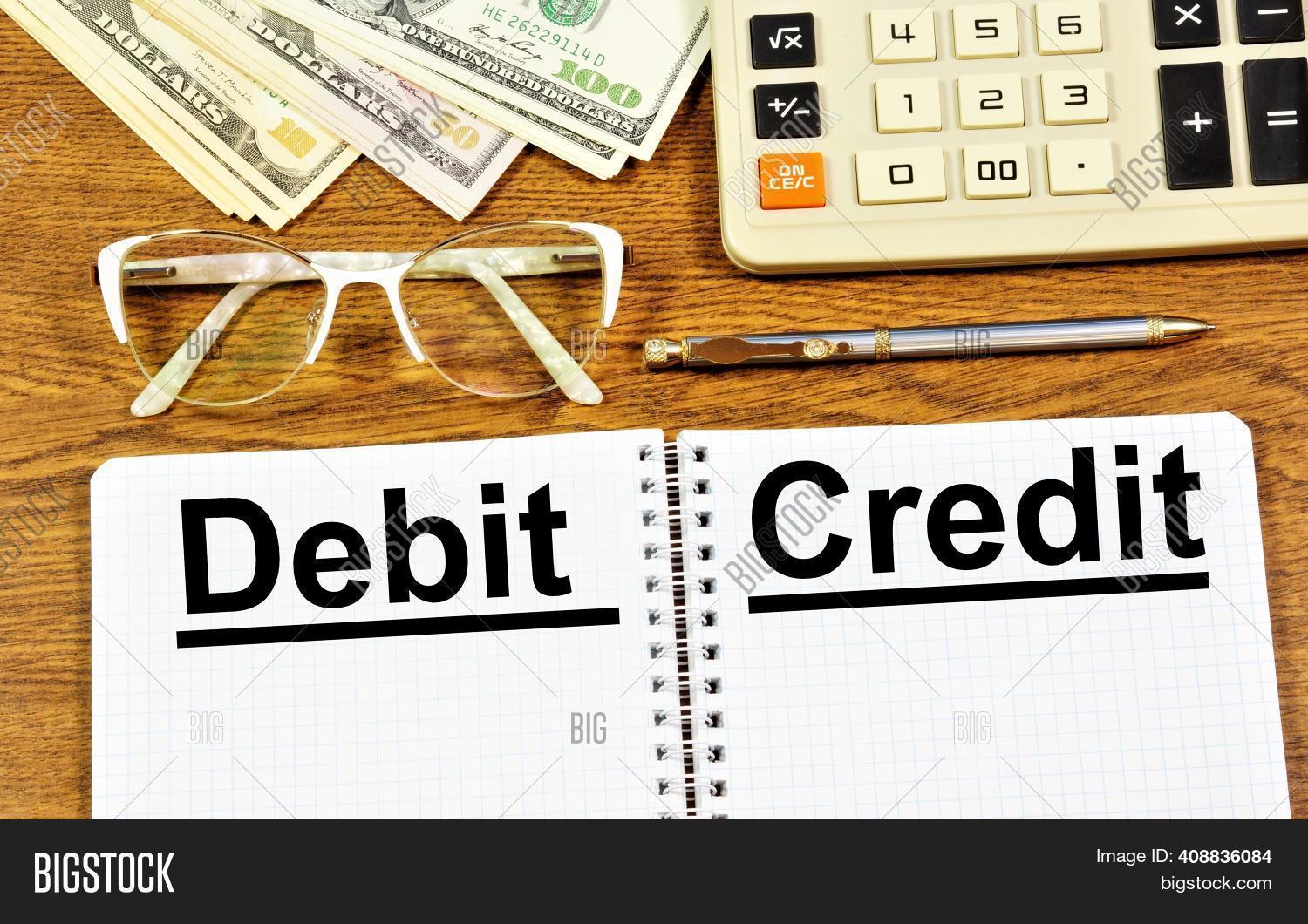 Debit Credit. Text Image & Photo (Free Trial) | Bigstock