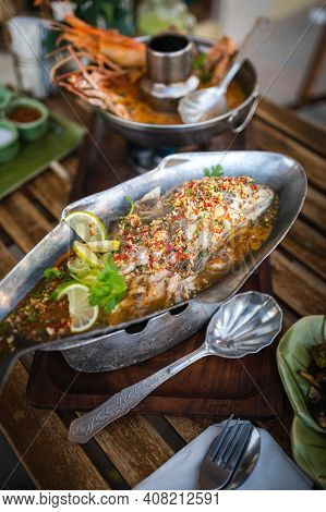 Steamed Hammour Fish Image & Photo (Free Trial) | Bigstock