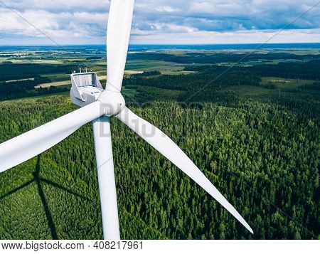 Aerial View Windmills Image & Photo (Free Trial) | Bigstock