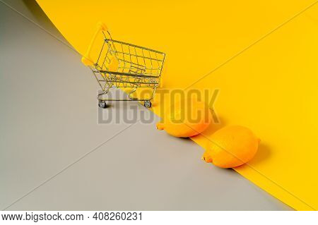 Lemon Shopping Cart, Image & Photo (Free Trial) | Bigstock