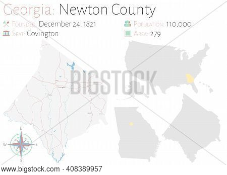 Large Detailed Map Vector & Photo (Free Trial) | Bigstock