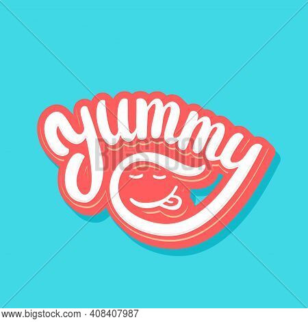 Yummy Word. Vector Vector & Photo (Free Trial) | Bigstock